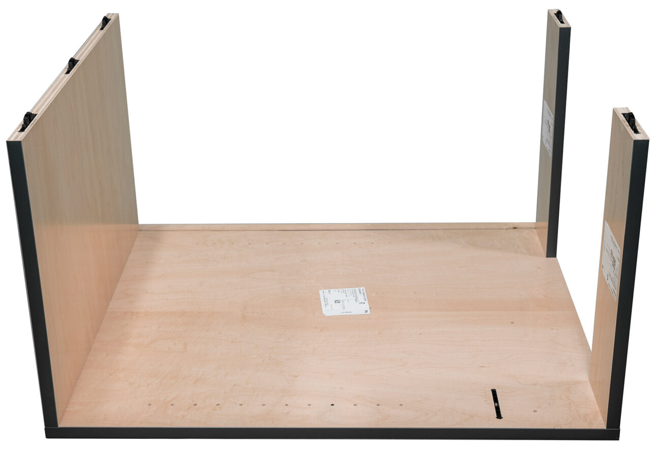 Frameless Cabinet Assembly - Access by Cabinet Joint