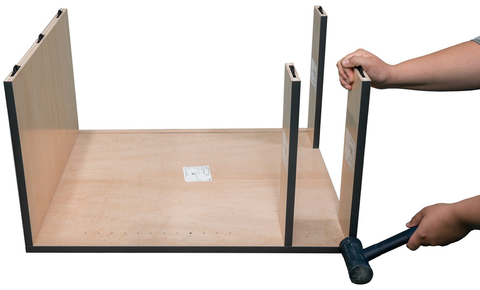 Frameless Cabinet Assembly - Access by Cabinet Joint