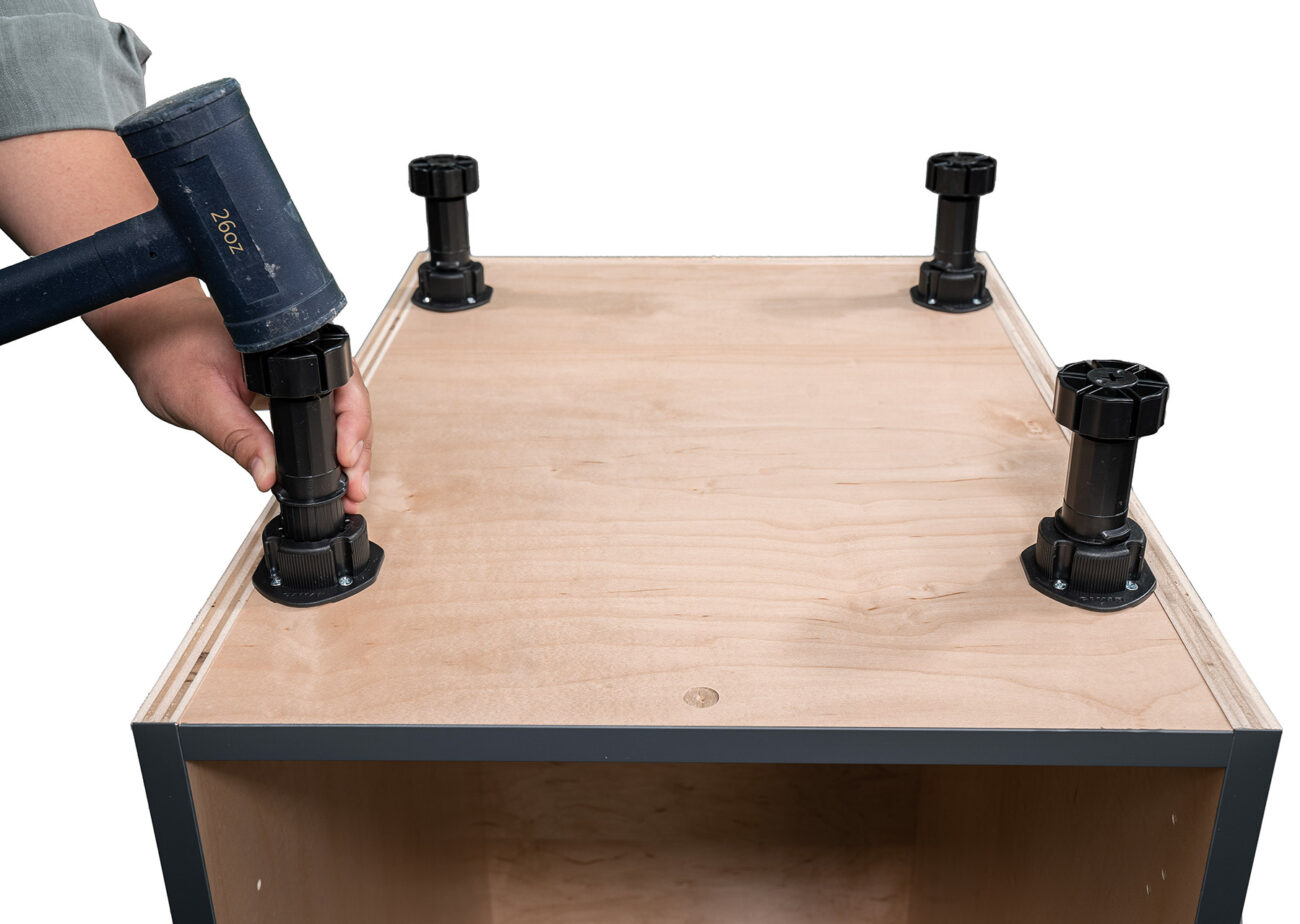 Frameless Cabinet Assembly - Access by Cabinet Joint